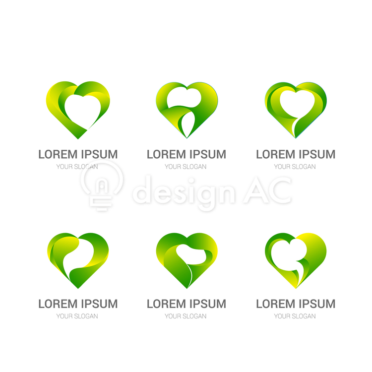 Heart logo design 1220 - Free Download - templateAC