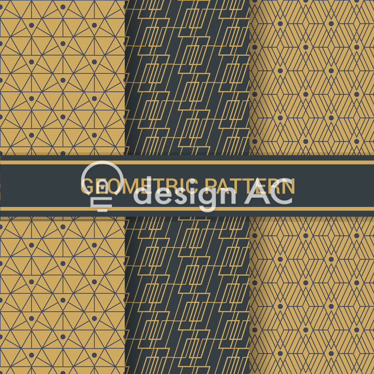 Geometric pattern set 902 - Free Download - templateAC
