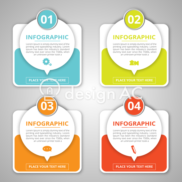 Colorful infographic 1646 - Free Download - templateAC