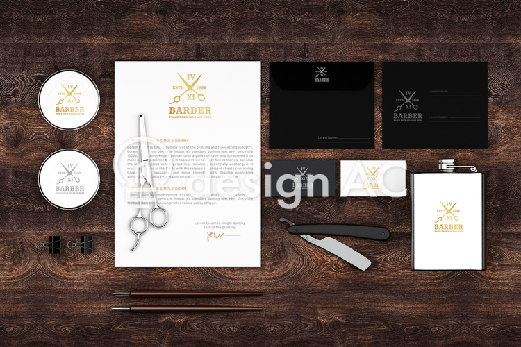 Mockup barber 1575 - Free Download - templateAC