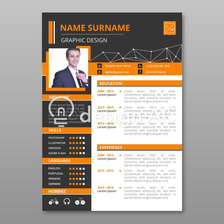 Resume template 1102 - Free Download - templateAC