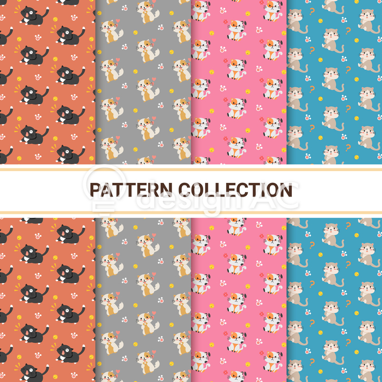 Cat pattern 309 - Free Download - templateAC