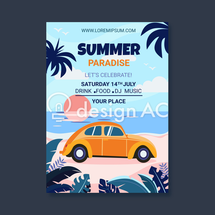 Summer event poster 1849 - Free Download - templateAC