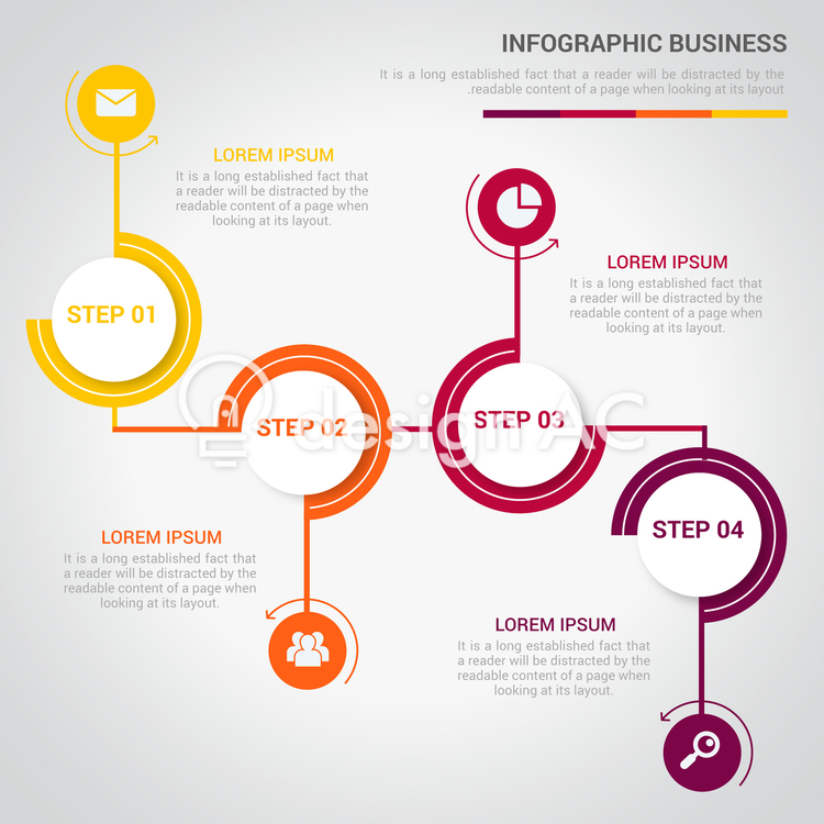 Colorful infographic 1645 - Free Download - templateAC