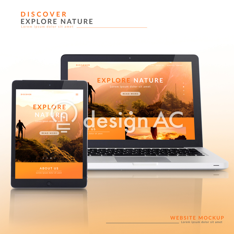 Tablet and laptop 193 - Free Download - templateAC