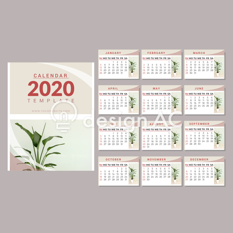 Plant calendar 1269 - Free Download - templateAC