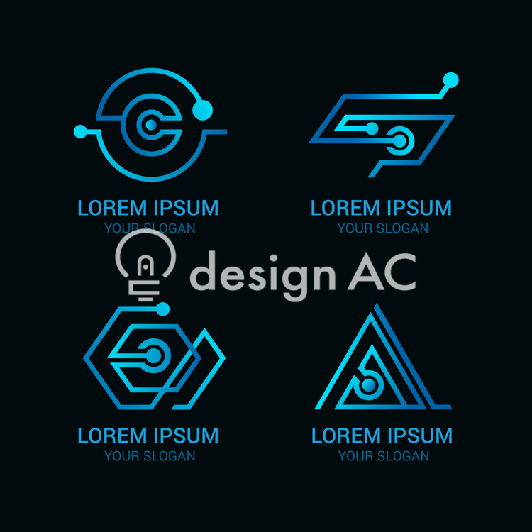 Logo mark design 1653 - Free Download - templateAC
