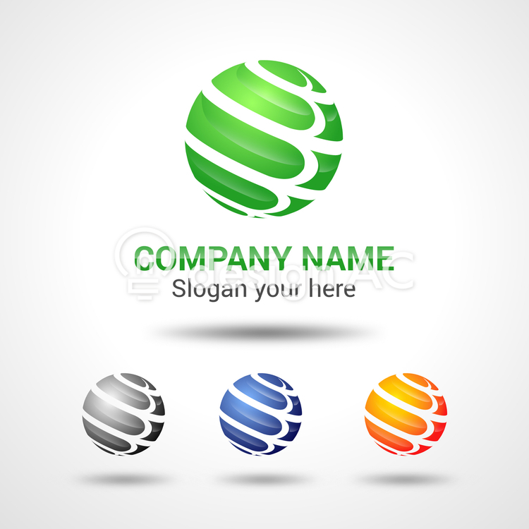 Spherical logo design 1156 - Free Download - templateAC