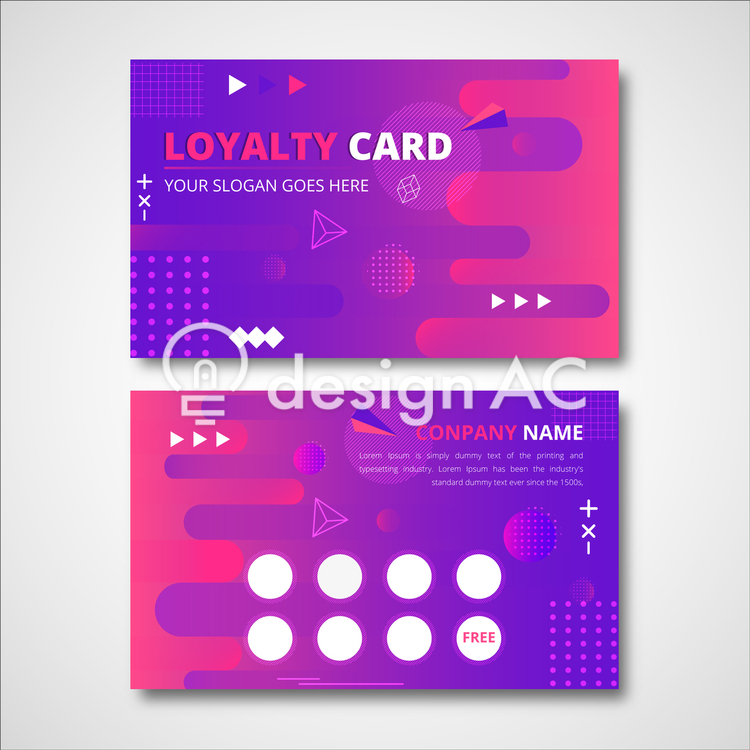 Royalty Card 940 - Free Download - templateAC