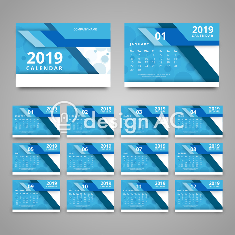 Business calendar 1064 - Free Download - templateAC