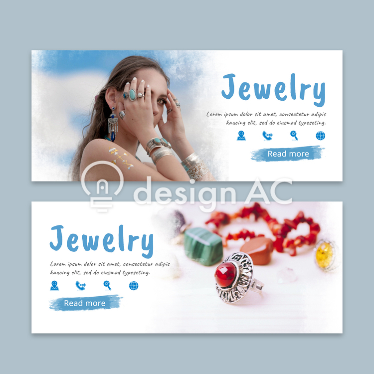 Jewelry banner 1878 - Free Download - templateAC