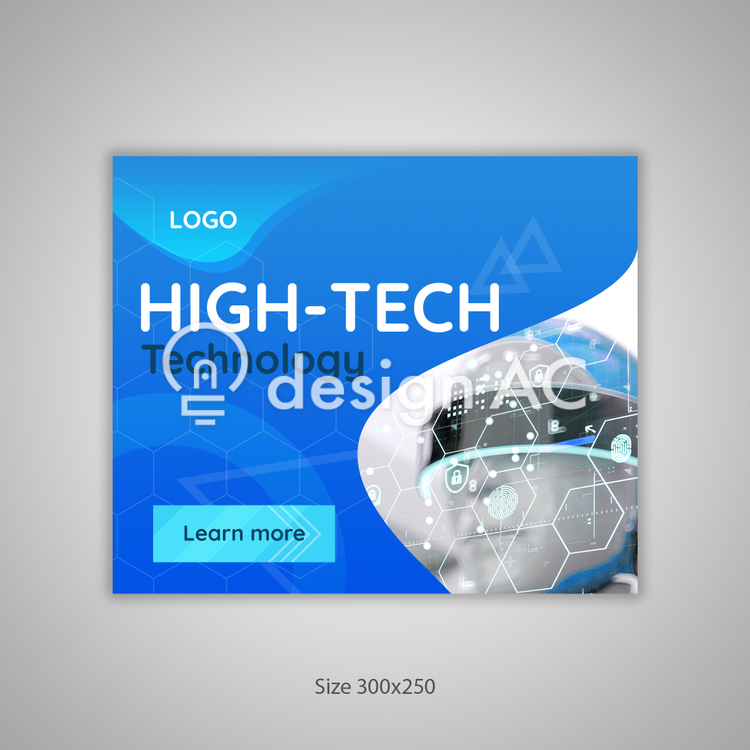 High tech web banner 2189 - Free Download - templateAC